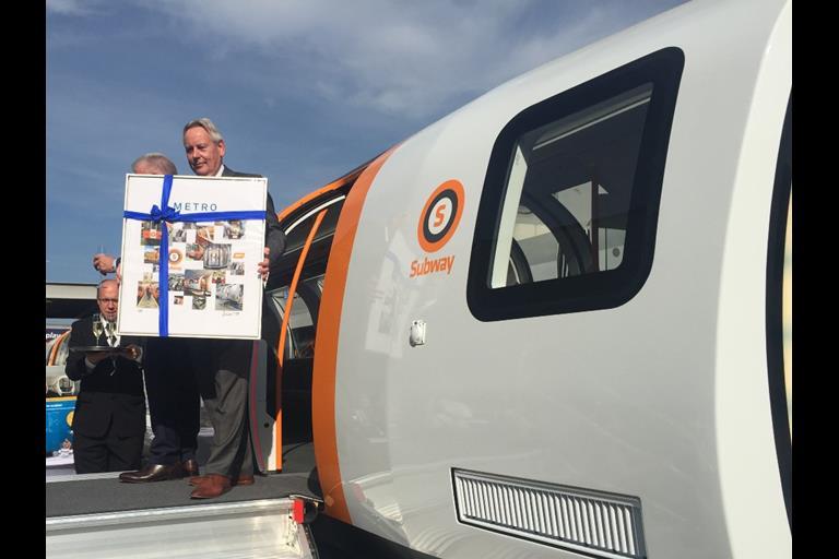 Driverless small-profile metro train for Glasgow presented | News ...